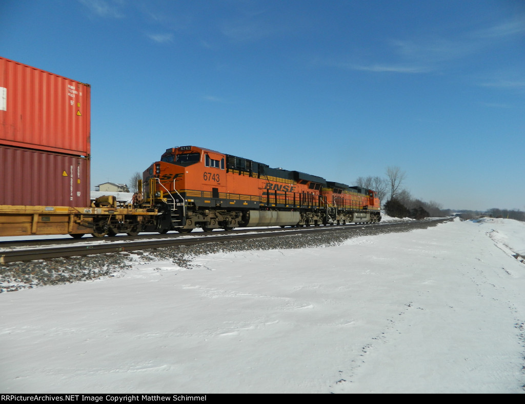 BNSF 6743 - DPU #1